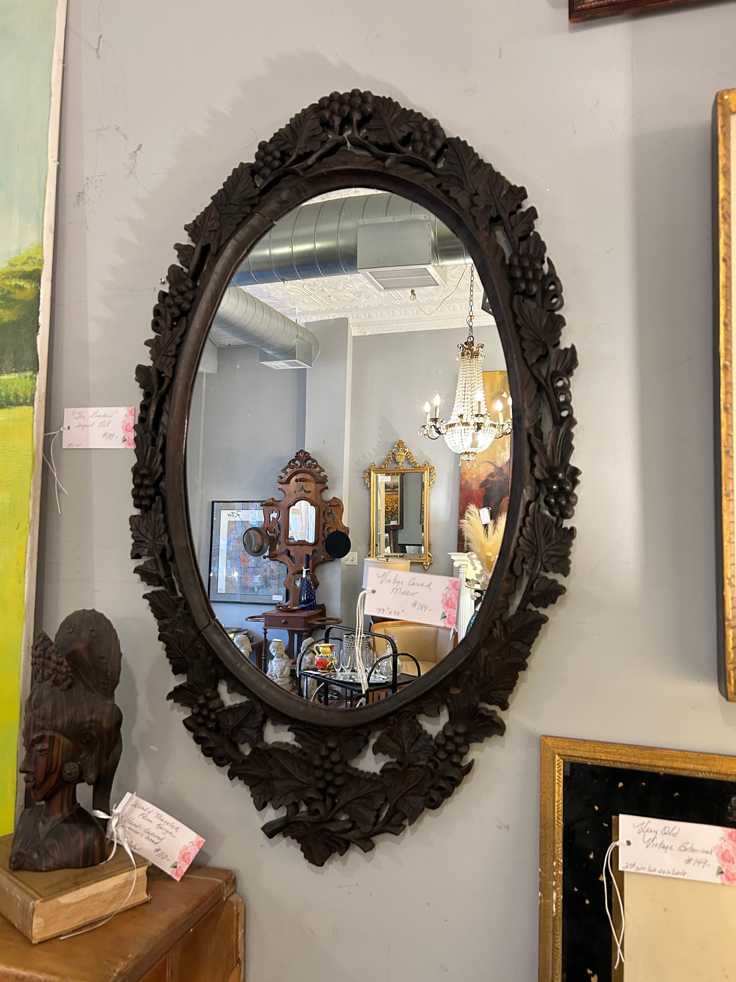 Vintage Carved Mirror | My Site